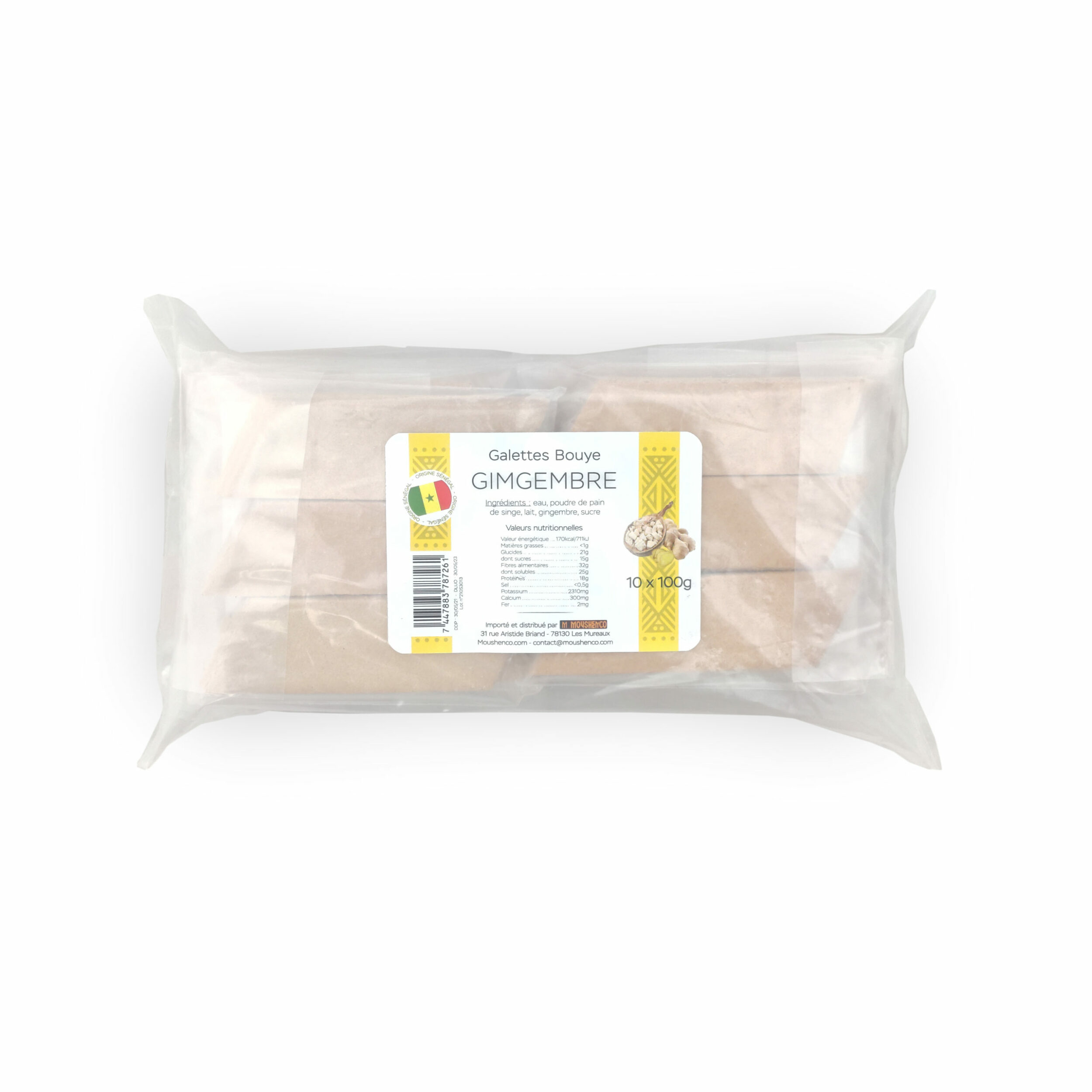 Biscuit de Baobab (Bouye) - Gingembre - MOUSHENCO