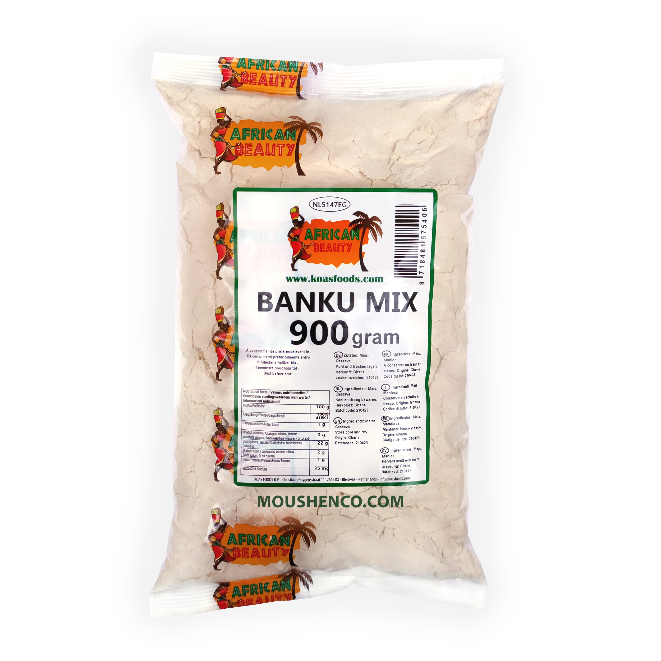 Banku Mix - 900g - MOUSHENCO