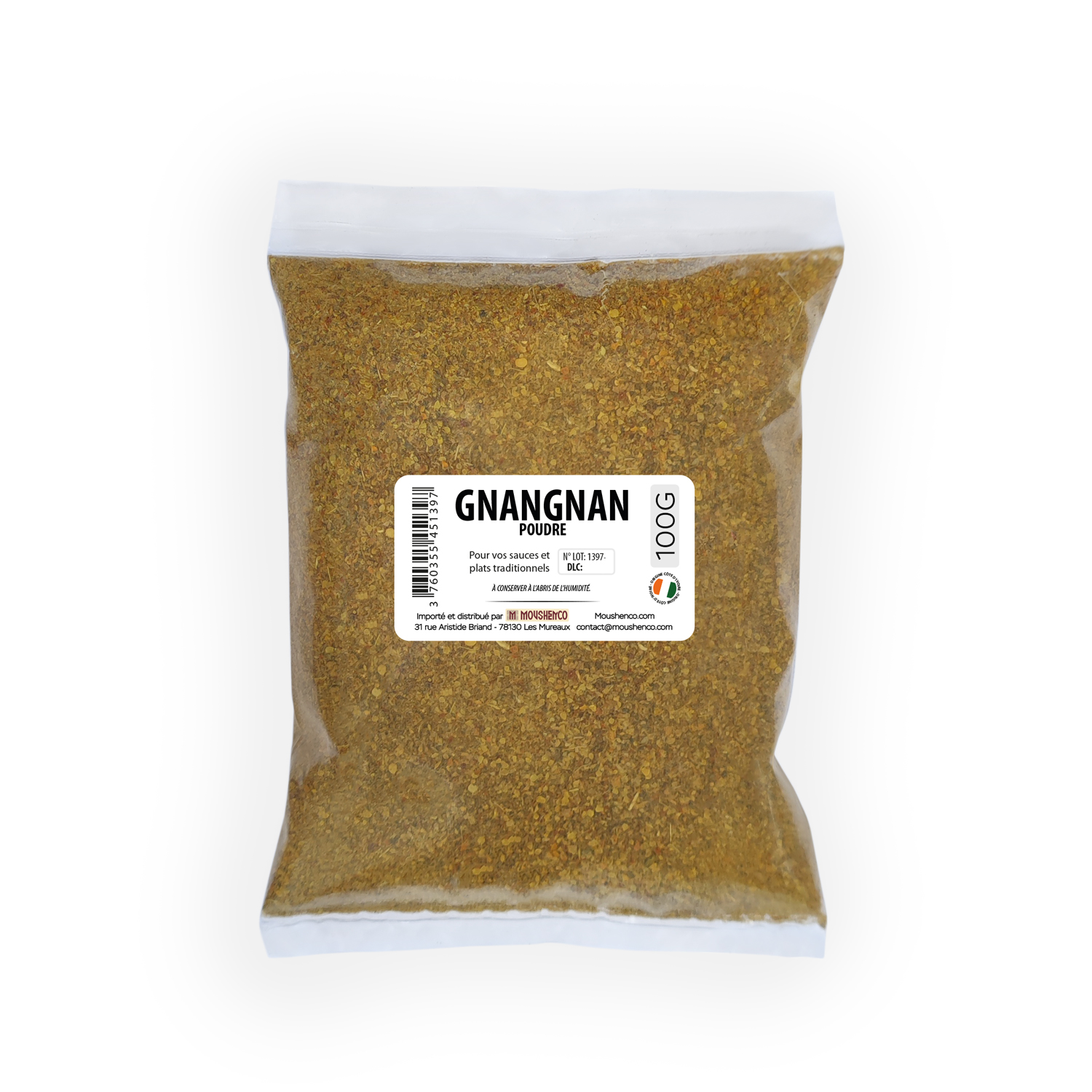 Gnangnan poudre 100g - MOUSHENCO